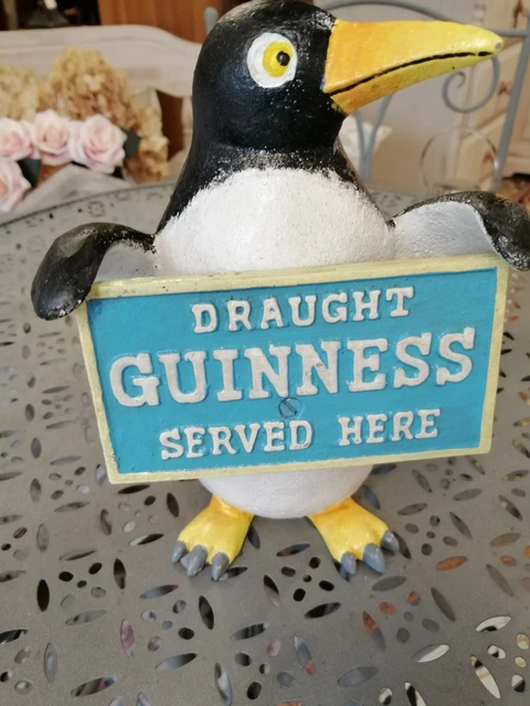 GUINNESS CAST IRON Bar Statue ( Miner Money Box) £40.22 - PicClick UK