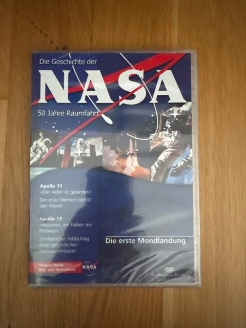 NASA 50 JAHRE Raumfahrt Doku DVD Apollo Mondlandung Apollo 13 Deutsch ...