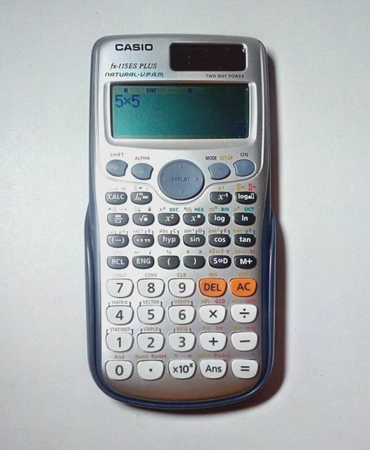 CASIO FX-115ES PLUS Scientific Calculator Natural Solar Cell Battery w ...