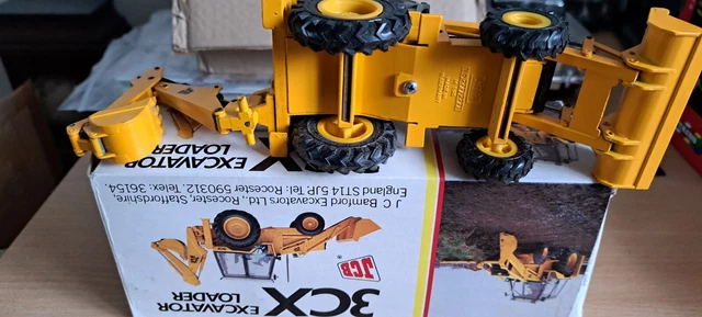 RARE NZG 277 JCB 3CX Diecast Model Loader Excavator Boxed £99.99 ...