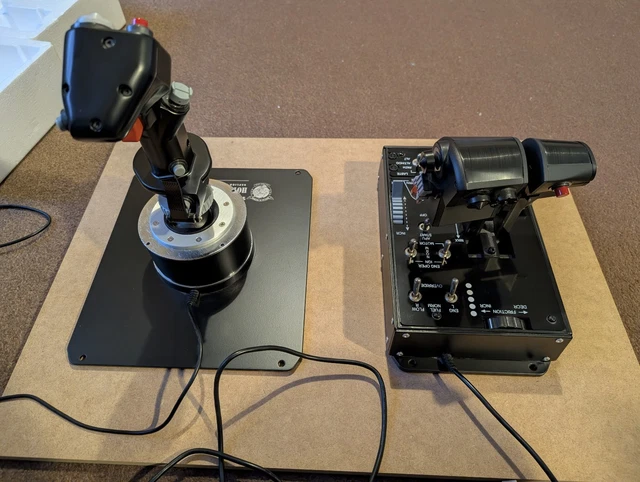 THRUSTMASTER WARTHOG HOTAS | Throttle & Stick | Tested Working In ...