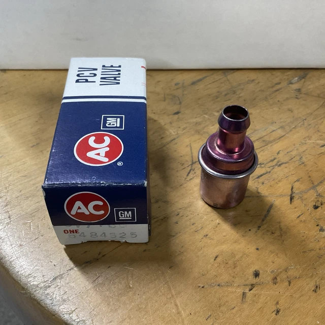 NOS AC DELCO Purple PCV Valve CV-746C Corvette 1968 1969 Camaro Z28 302 ...