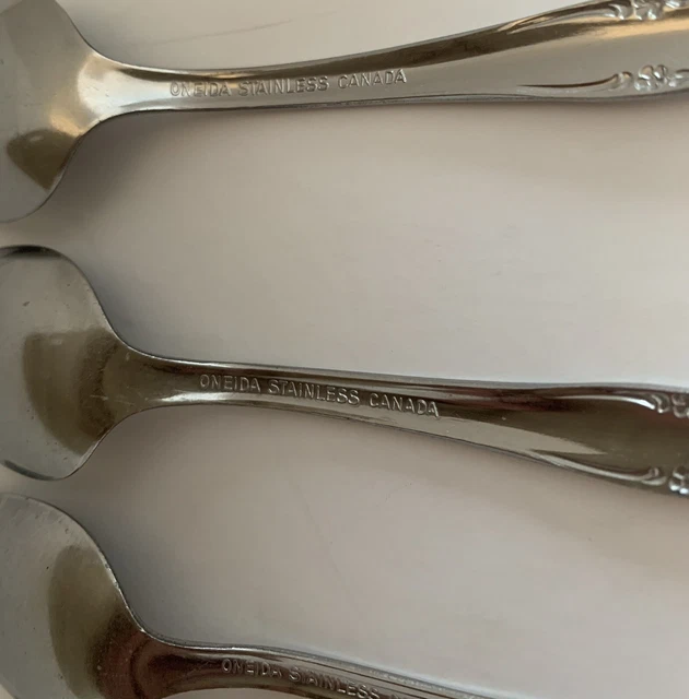 PLANTATION ONEIDA SILVER Flatware Discontinued 1980s Vintage Canada $40 ...