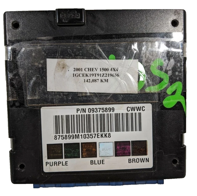 GENUINE OEM BODY Control Module BCM 09375899 for GM Vehicles 1999-2002 ...