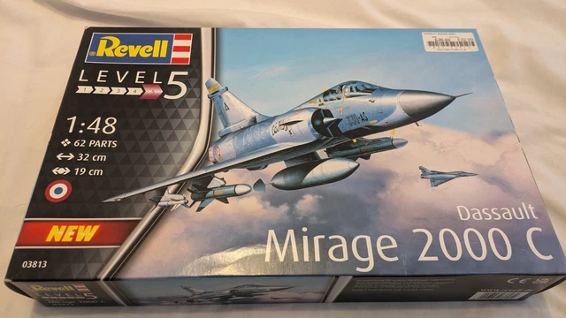 REVELL 03813 DASSAULT Mirage 2000C 1:48 Model Kit £17.99 - PicClick UK