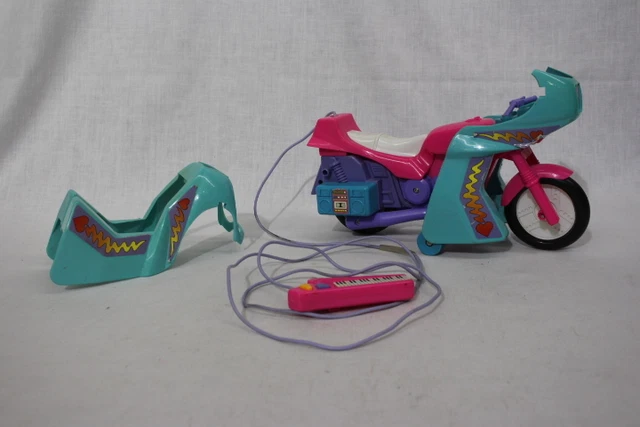 RARE VINTAGE ARCO BARBIE Remote Control 80's Scooter/Motorcycle w ...