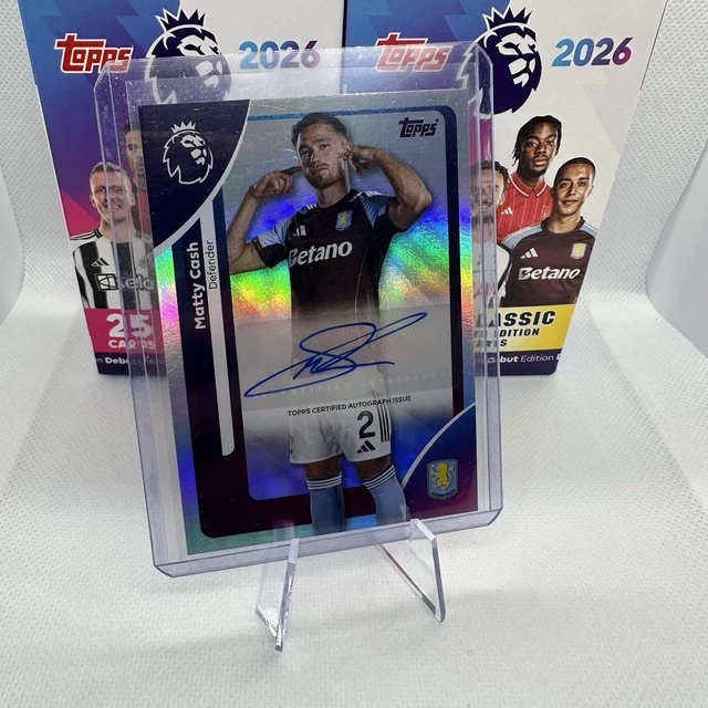 TOPPS PREMIER LEAGUE 2025/26 2026 - AC-MCA Matty Cash Aston Villa ...