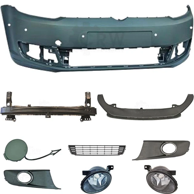 PARE-CHOCS TRANSPORTEUR+ACCESSOIRE+BROUILLARD POUR VW Caddy pour VW Touran EUR 604,34 - PicClick FR