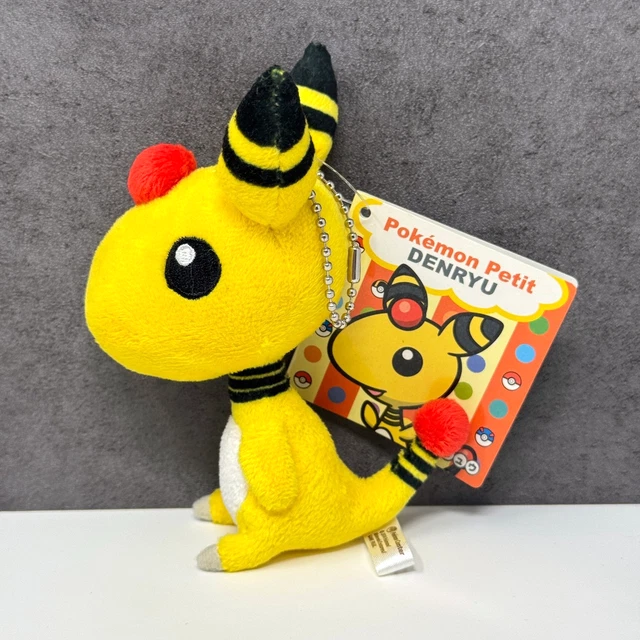 OFFICIAL POKEMON CENTER 2014 - Ampharos Petit Keychain Plush Soft Toy 5 ...