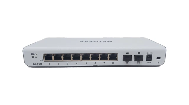 NETGEAR GC110 8-PORT Gigabit Smart Cloud 8x10/100/1000Mbit 2xSFP EUR 93 ...