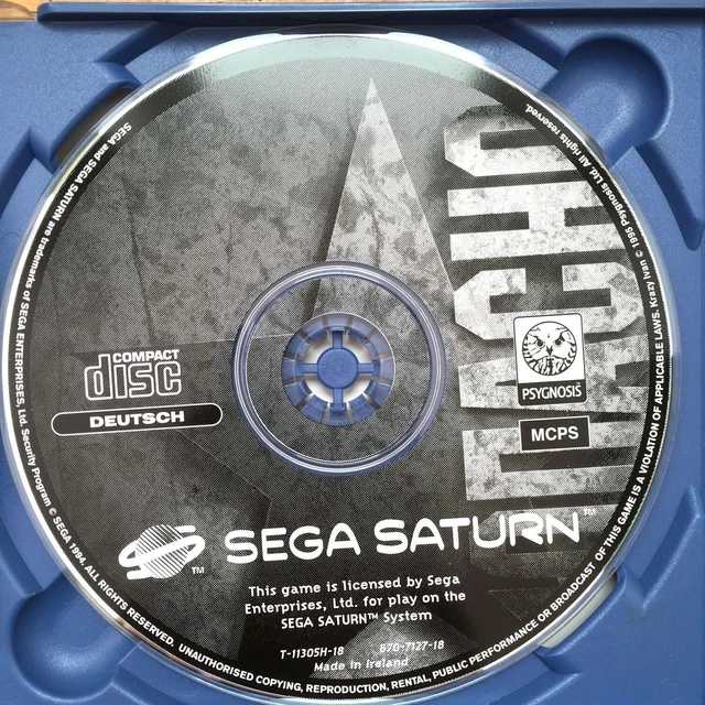 DISQUE SEUL KRAZY Ivan 100% Original Sega Saturn Disc Only Nur Disk ...