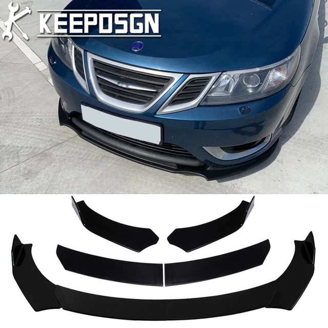 FOR SAAB 9-3 2003-2007 Gloss Front Bumper Lip Splitter Spoiler Under ...