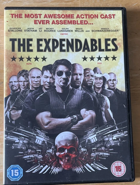 THE EXPENDABLES DVD - Sylvester Stallone, Jason Statham, Eric Roberts £ ...