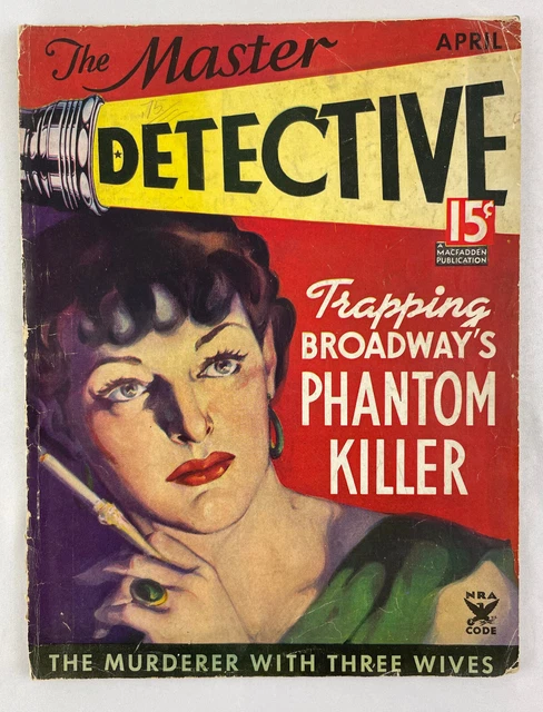 The Master Detective Magazine April 1935 Vintage True Crime Stories