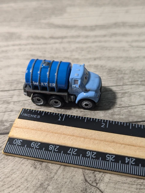 DISNEY PIXAR CARS Mini Racer Mr. Drippy Water Tanker Truck Demolition ...