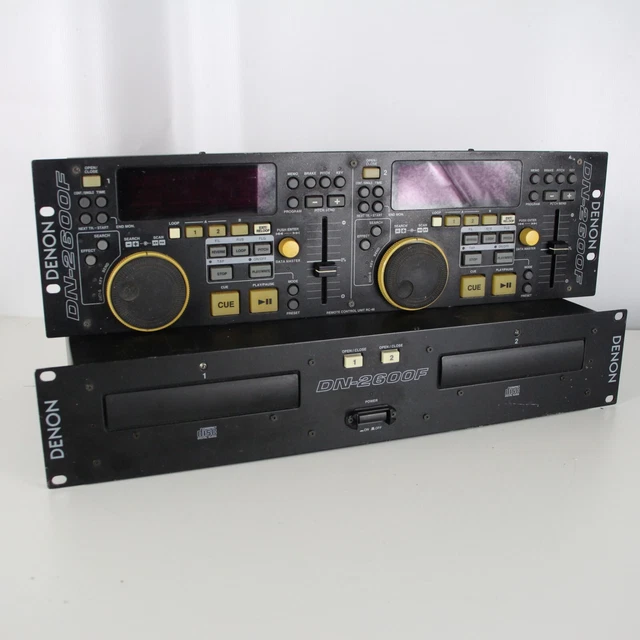 DENON DB-2600F DUAL CD Player with Remote RC-46 Spares / Repairs - EHB ...