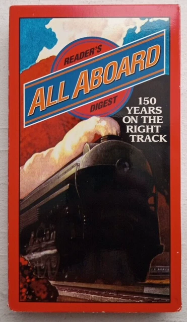 RAILROAD TRAIN VHS Tape All Aboard 150 Years On The Right Track Readers ...