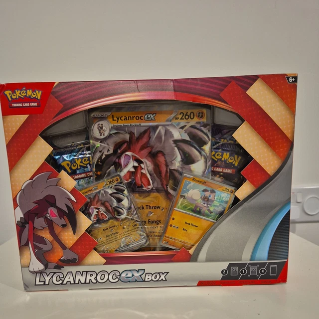 POKEMON TCG LYCANROC Ex Box - NEW & SEALED OFFICIAL Pokemon trading ...