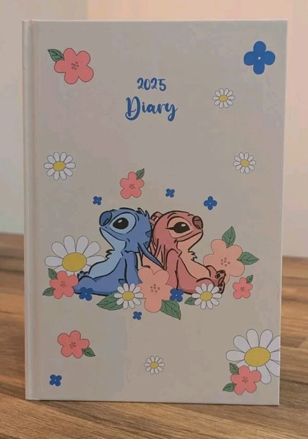 DISNEY LILO AND Stitch Diary 2025 A5 Day Per Page Hardback Journal ...