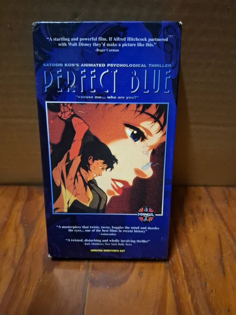 PERFECT BLUE (1997 Manga Video, VHS) Dubbed Anime ( Unrated ). $104.08 ...