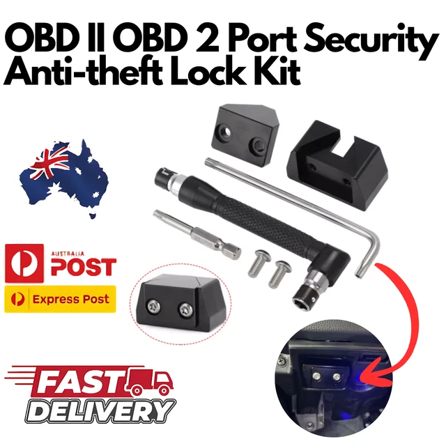 OBD II PORT Lock Tool OBD2 Security Anti-theft Kit Block Access To OBD ...