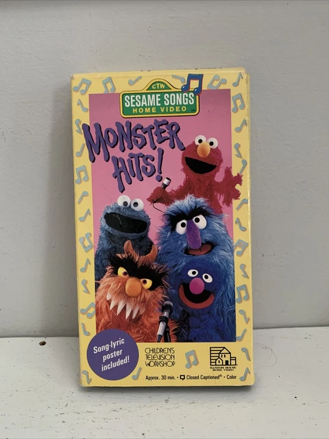 SESAME STREET - We All Sing Together (VHS 1993) Sesame Songs Home Video ...