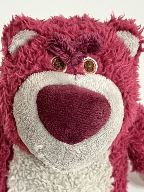 DISNEY STORE PIXAR Lotso Toy Story 3 Red Bear Plush Stuffed Animal 6 ...
