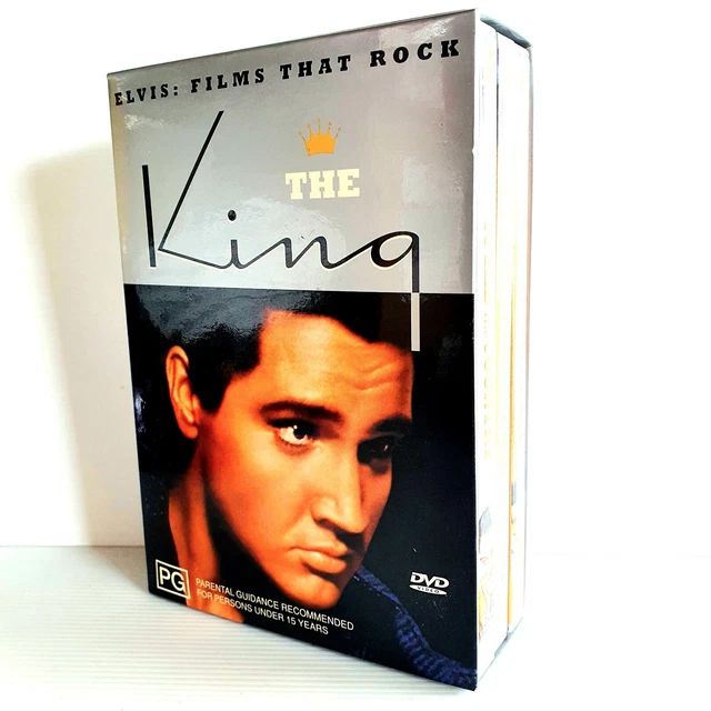 THE KING | Elvis Presley Collection DVD Films That Rock 3 Movie Box Set ...