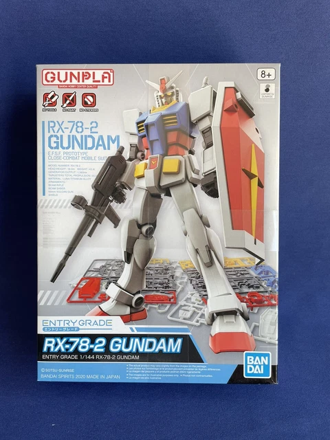 BANDAI ENTRY GRADE RX-78-2 Gundam Model Kit 1/144 Gunpla NEW SEALED! JAPAN MODEL EUR 6,73 ...