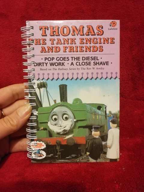 LADYBIRD BOOK HANDMADE Notebook Thomas the Tank Engine Pop Goes the ...