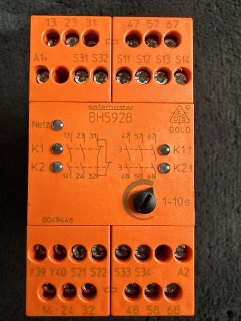 DOLD BH5928. 92 Estop Safe Relay With Time Delay £47.00 - PicClick UK