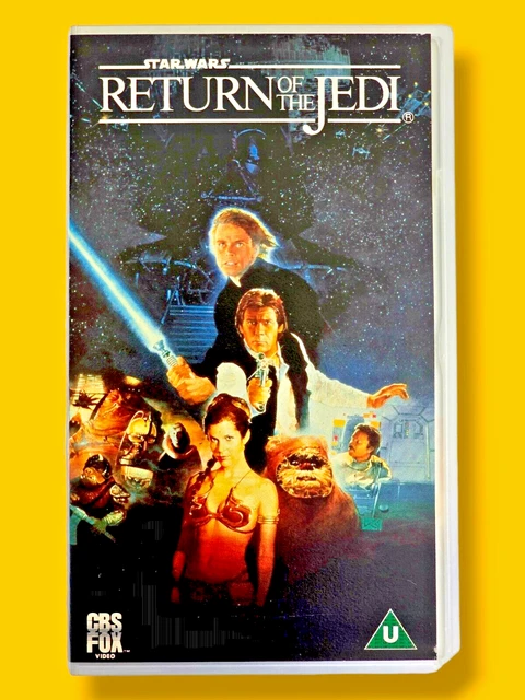STAR WARS RETURN OF THE JEDI ORIGINAL VHS CBS FOX 1993 UK Pal Sealed video £79.99 - PicClick UK