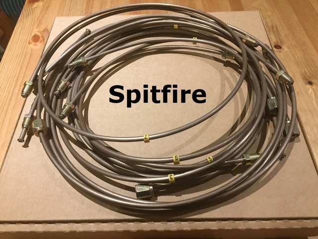 TRIUMPH SPITFIRE 1500 GT6 RHD Tandem Dual Brake Pipe Kit Cupro Nickel ...