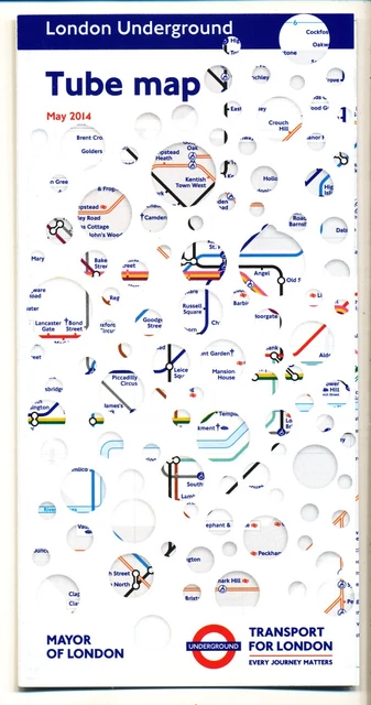 LONDON UNDERGROUND TUBE MAP MAY 2014 Station Index,Transport,Journey ...