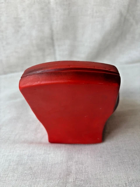 VINTAGE 1970S SINDY Doll's Single Red Rubber Vinyl Armchair Pedigree UK ...