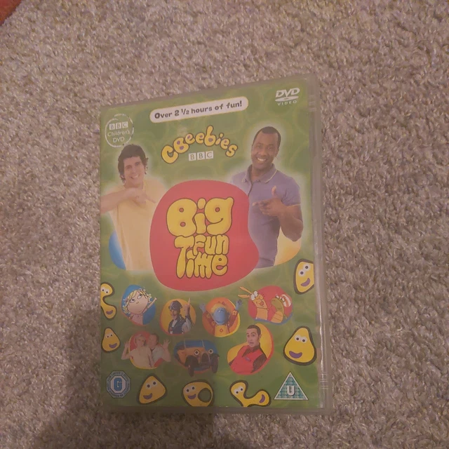 CBEEBIES BIG FUN Time DVD Over 2 1/2 Hours BBC Children UK Programme R2 ...