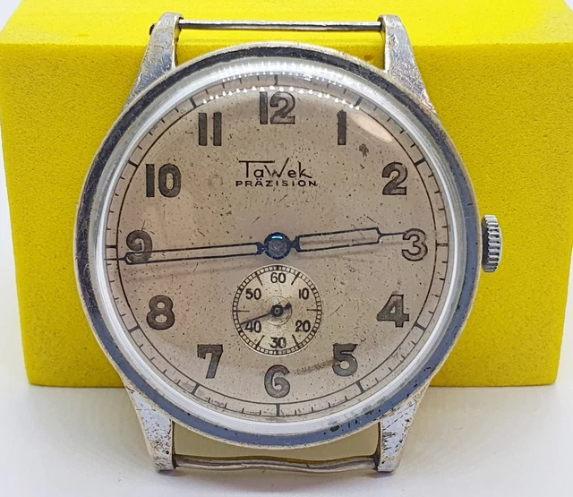 OROLOGIO SVIZZERO MILITARE vintage Tawek Prazision, prima emissione EUR ...