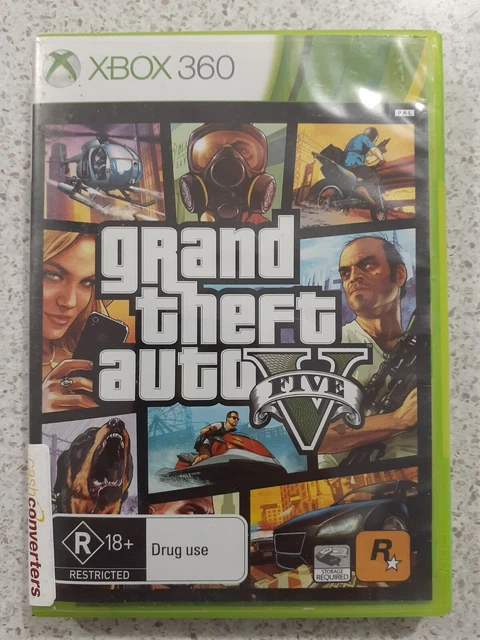 GRAND THEFT AUTO V, GTA 5, Microsoft Xbox 360 Game, W/Manual+Map EUR 10 ...
