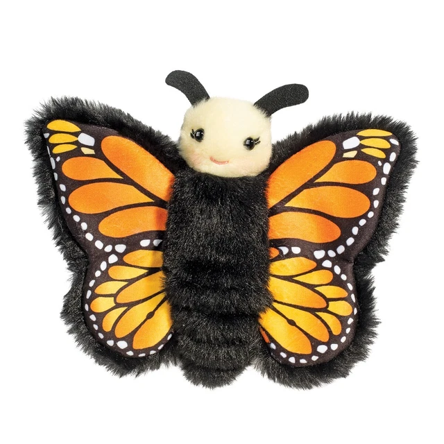 PLUSH MINI MONARCH BUTTERFLY Stuffed Animal - by Douglas Cuddle Toys ...