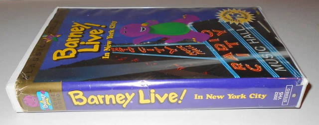 BARNEY LIVE IN New York City (VHS, 1994, Classic Collection) Canadian ...