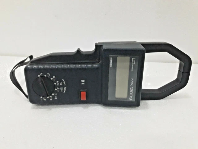 ITT INSTRUMENTS MX 1200S digitales Klemmmultimeter MX1200S EUR 234,20 ...