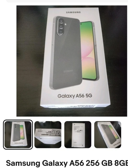 SAMSUNG GALAXY A56 5G Smartphone 256 GB Awesome Graphite - wie NEU ...