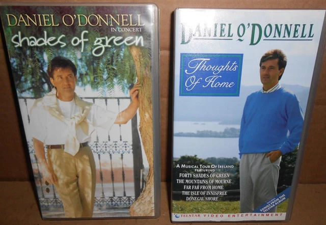 DANIEL O'DONNELL Shades of Green / Thoughts of Home 2 VHS videos £2.00 ...
