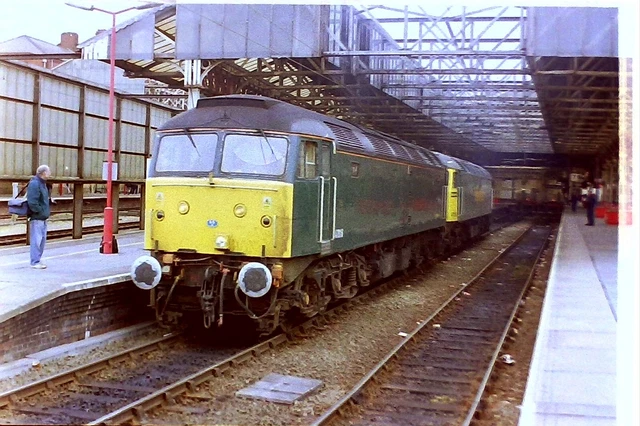 35MM RAILWAY COLOUR Negative Class 47 816 and 47 150 at Crewe £1.95 ...