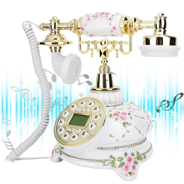 OLD FASHIONED LANDLINE Telephone FSK/DTMF Dual System Vintage Antique ...