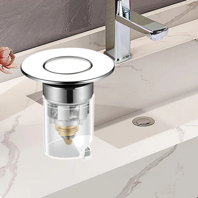 BOUCHON D'ÉVIER ANTI-COLMATAGE, Vidange Rapide, Durable, Installation ...