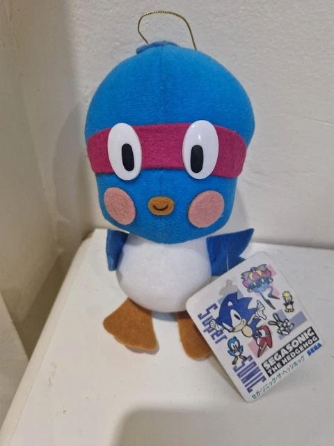 VINTAGE SONIC THE Hedgehog FLICKY 6" Plush Doll 1992 SEGA Prize Toy ...