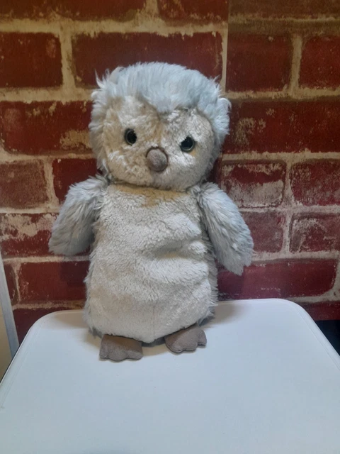 JELLYCAT MEDIUM BASHFUL Owl Chick - Grey Owl Medium 9” £52.70 - PicClick UK