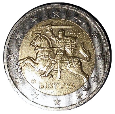 PIECE 2 EUROS Lietuva 2015 Lituanie EUR 150,00 - PicClick FR