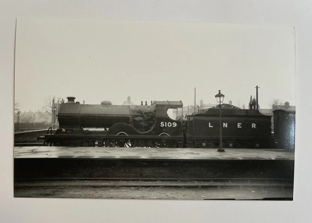 RAILWAY LOCOMOTIVE PHOTOGRAPH - Lner 5109 Spalding - F1234 £3.50 ...